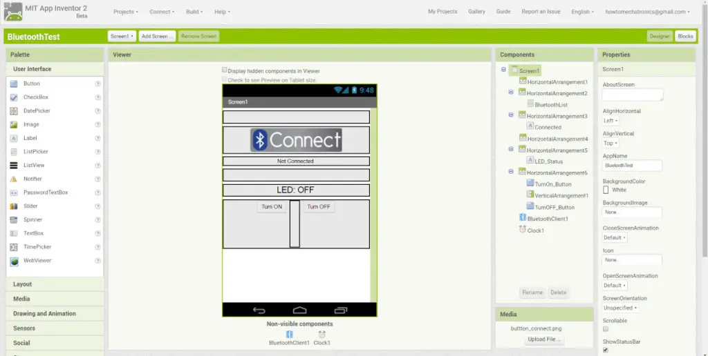 How To Build Custom Android App for your Arduino Project using MIT App Inventor - How To ...