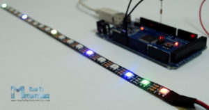 How To Control WS2812B Individually Addressable LEDs using Arduino