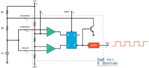555 Timer IC - Working Principle, Block Diagram, Circuit Schematics