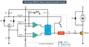 555 Timer PWM DC Motor Speed Controller - How To Mechatronics