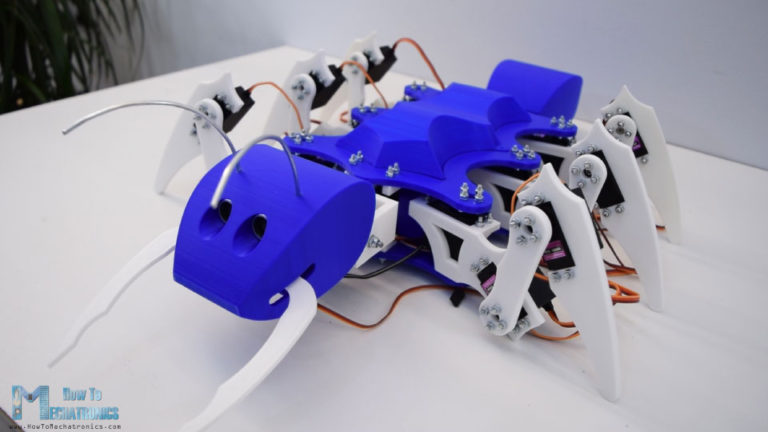 Arduino Ant Hexapod Robot How To Mechatronics