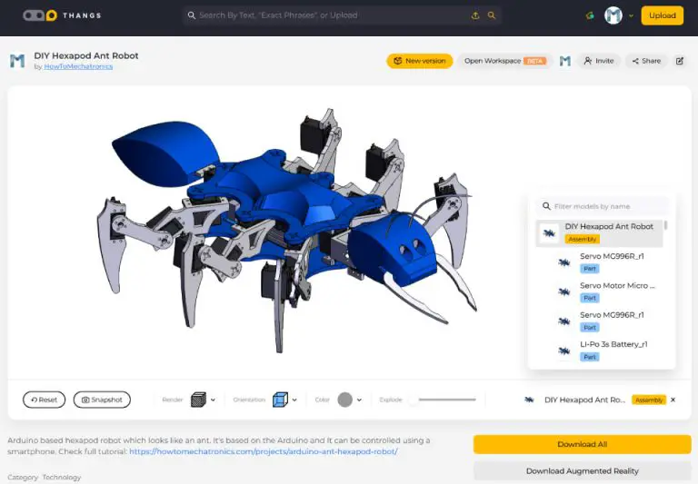 Arduino Ant Hexapod Robot How To Mechatronics