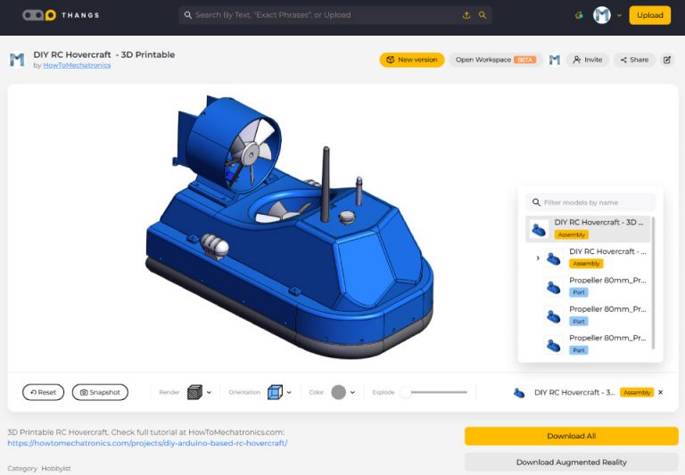 DIY Arduino based RC Hovercraft - How To Mechatronics DIY Arduino based RC Hovercraft - How To Mechatronics