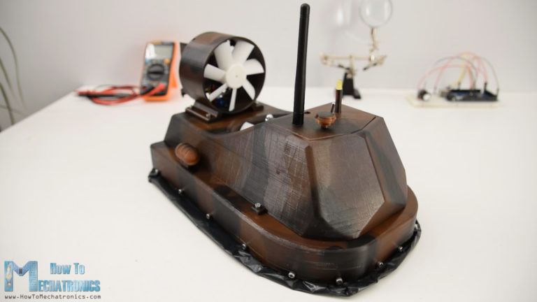 DIY Arduino based RC Hovercraft - How To Mechatronics DIY Arduino based RC Hovercraft - How To Mechatronics