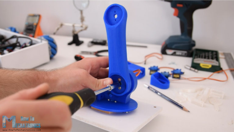 Arduino Robot Arm and Mecanum Wheels Platform Automatic Operation