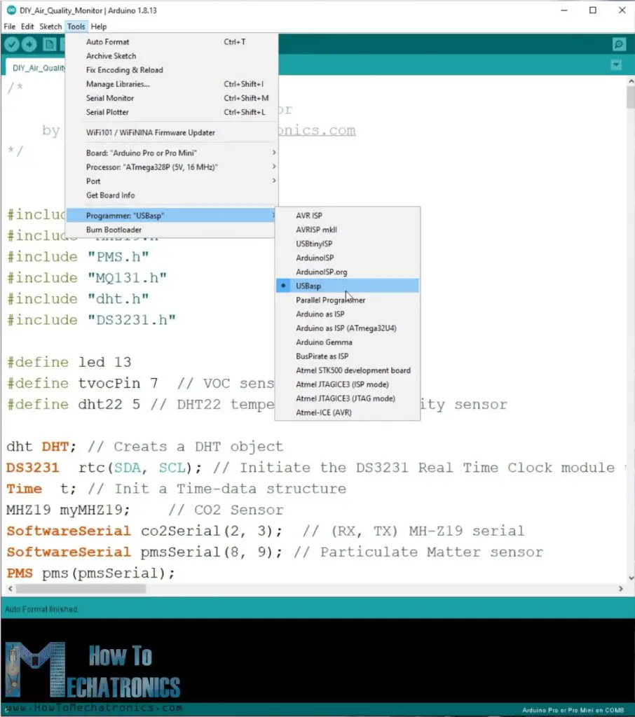 DIY Air Quality Monitor - PM2.5, CO2, VOC, Ozone, Temp & Hum Arduino Meter
