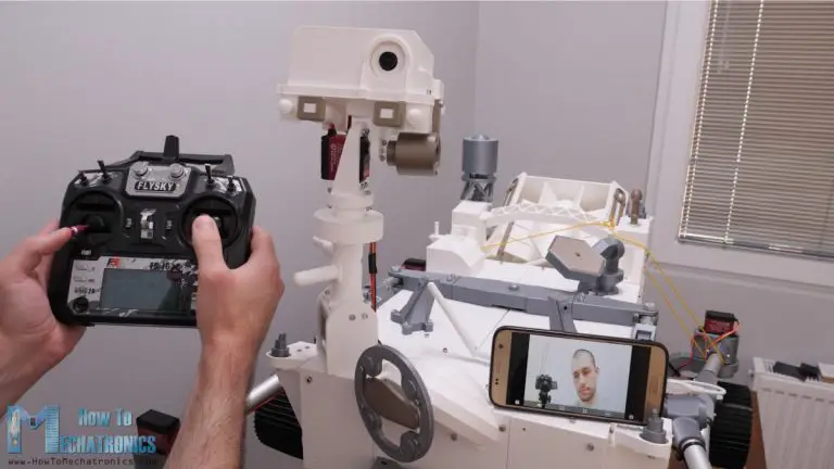 DIY Mars Perseverance Rover Replica - Arduino based Project