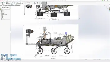 Mars Rover Side View