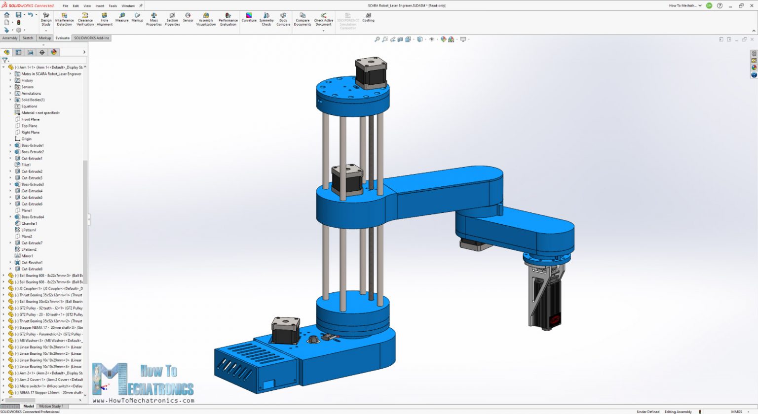 Laser Engraving with DIY Arduino SCARA Robot - How To Mechatronics