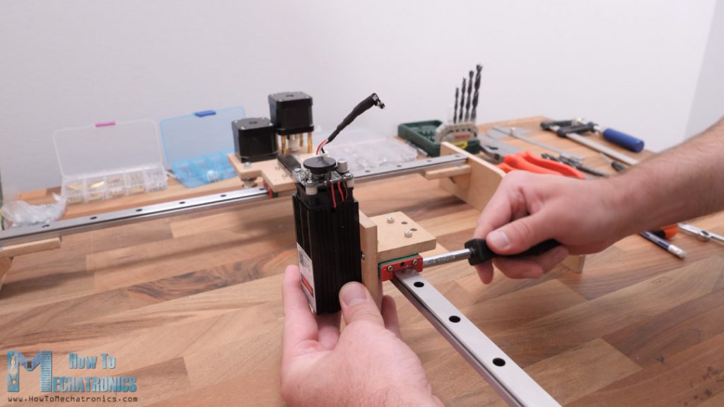 Simplest CNC Machine with Minimum Parts Possible - DIY Laser Engraver