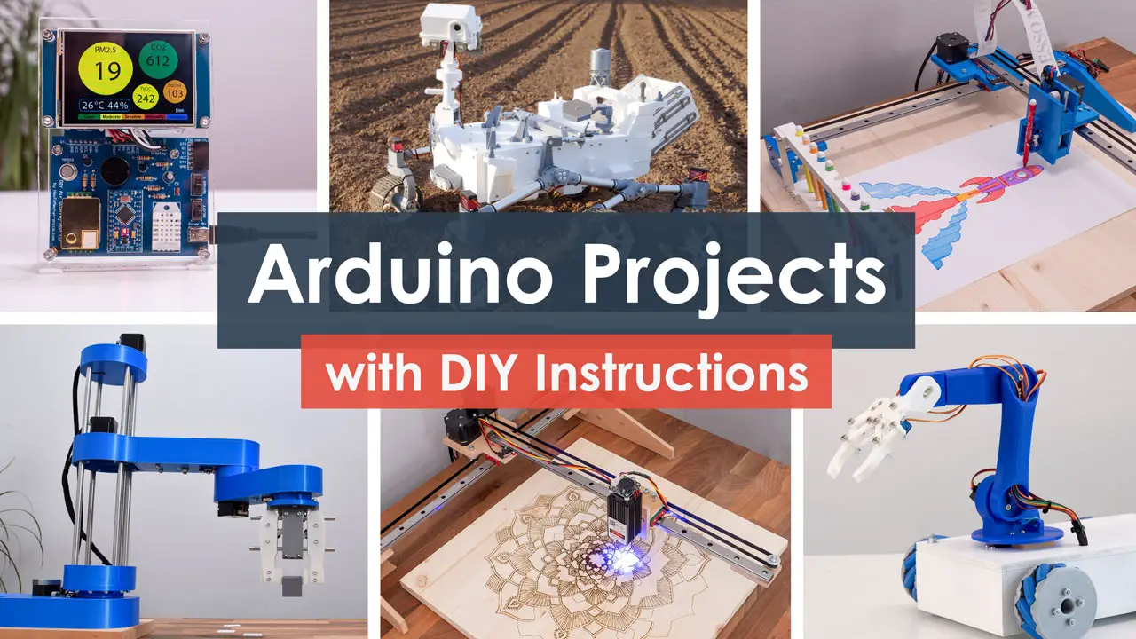 30 Great Arduino Projects With Step By Step Video Instructions