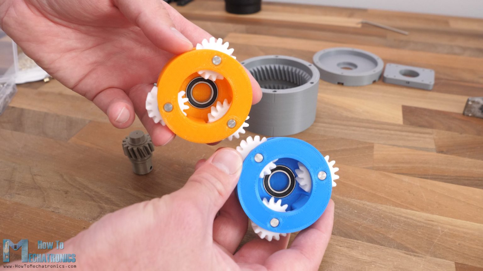 How Planetary Gears Work - 3D Printed Planetary Gearbox Design and Test