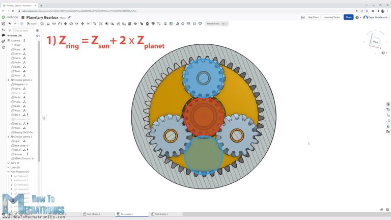 How Planetary Gears Work - 3D Printed Planetary Gearbox Design and Test