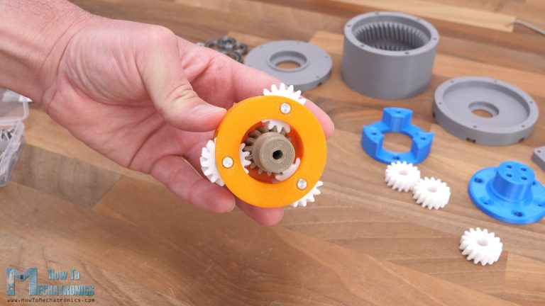 How Planetary Gears Work - 3D Printed Planetary Gearbox Design and Test