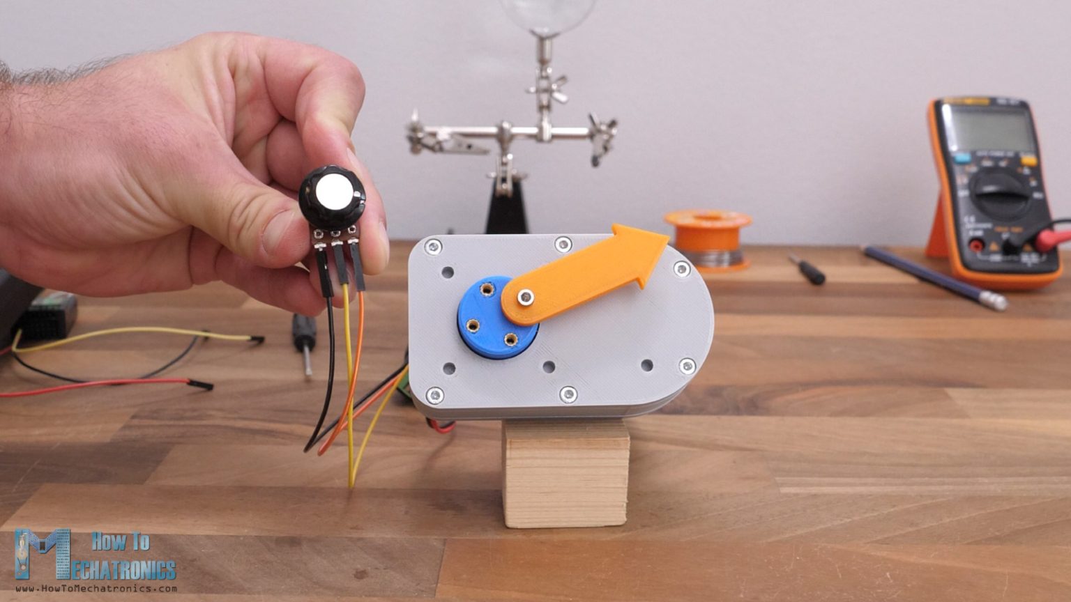 How to Turn any DC Motor into a Servo Motor - How To Mechatronics