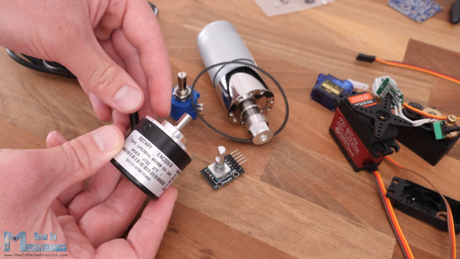 How to Turn any DC Motor into a Servo Motor - How To Mechatronics