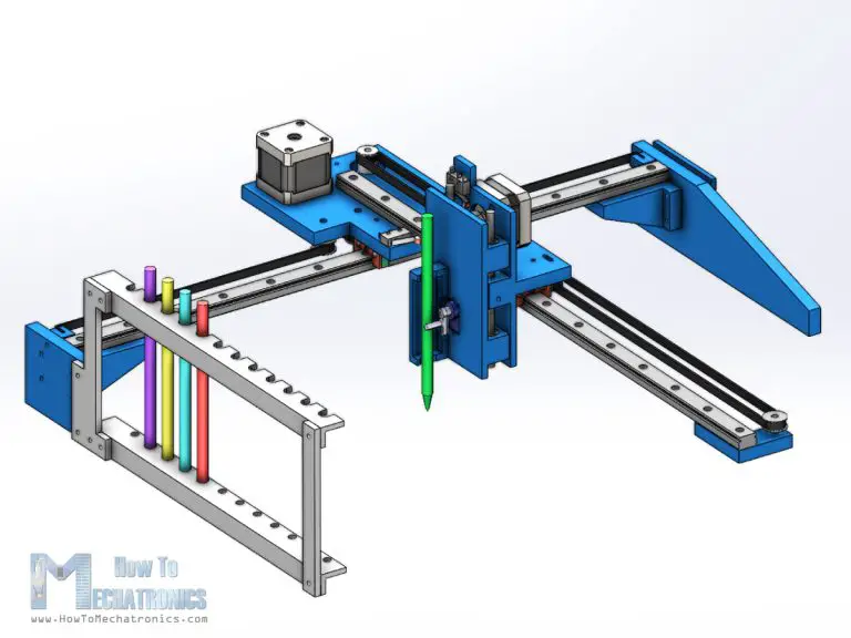 DIY Pen Plotter with Automatic Tool Changer | CNC Drawing Machine