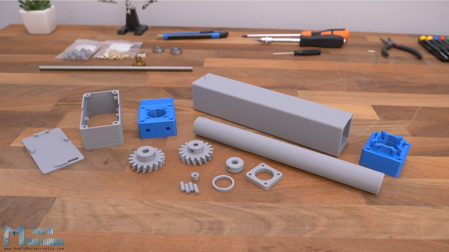 How To Make a Linear Servo Actuator with Position Feedback