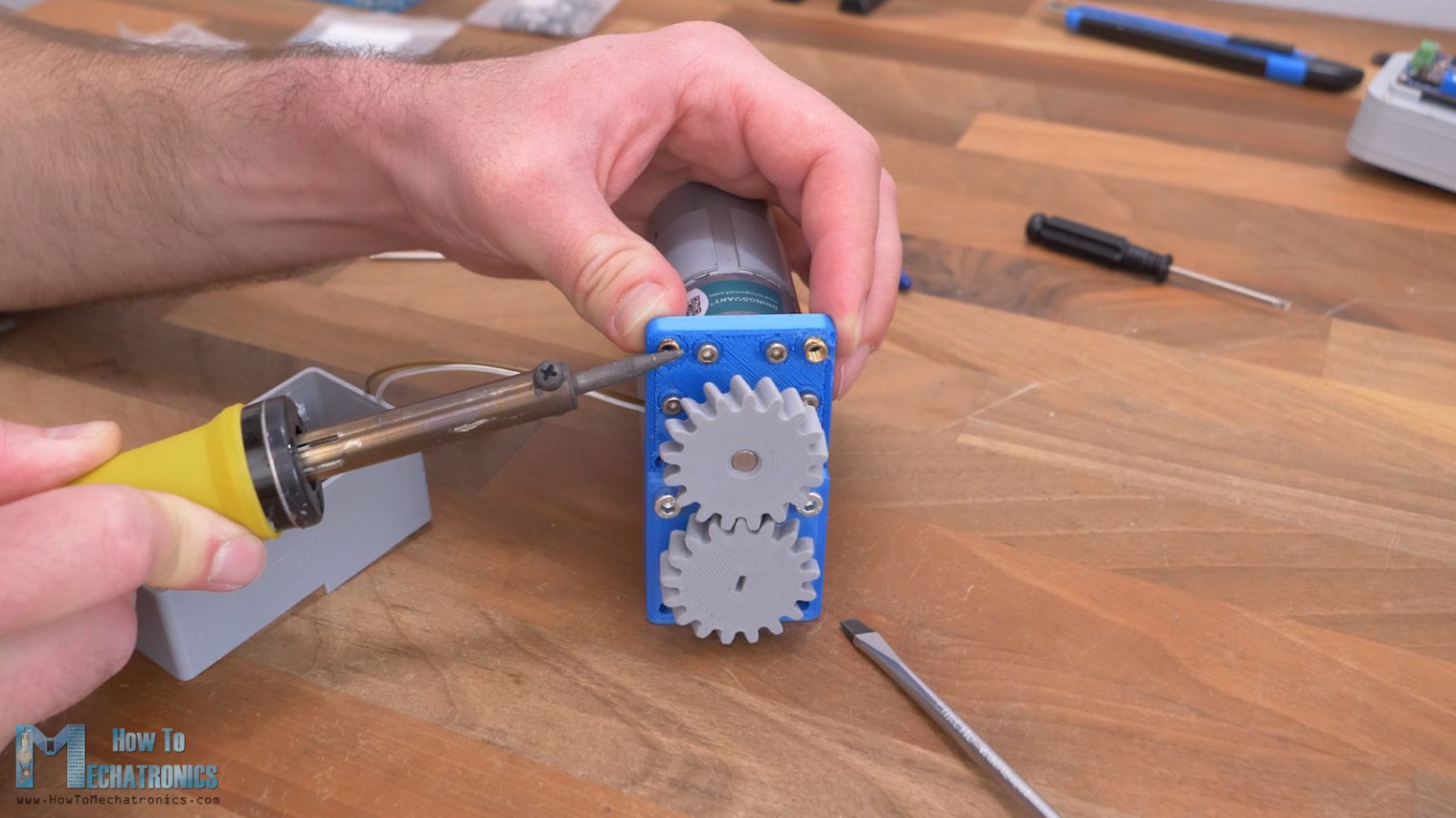 How To Make a Linear Servo Actuator with Position Feedback