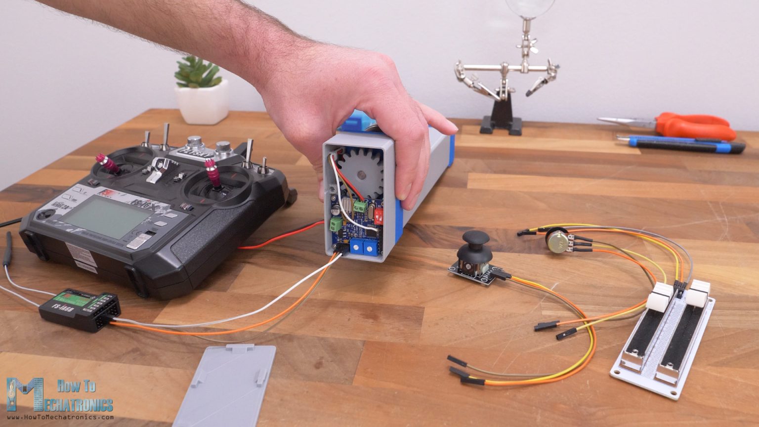 How To Make a Linear Servo Actuator with Position Feedback