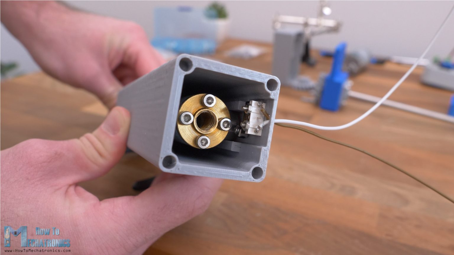 How To Make a Linear Servo Actuator with Position Feedback