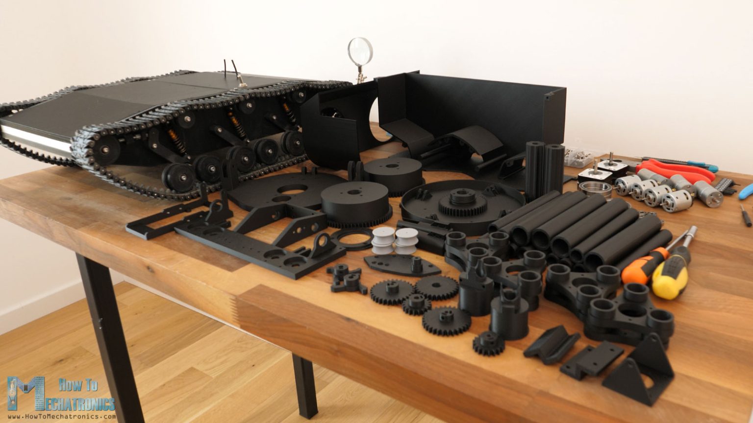 NERF Minigun Turret for the 3D Printed RC Tank